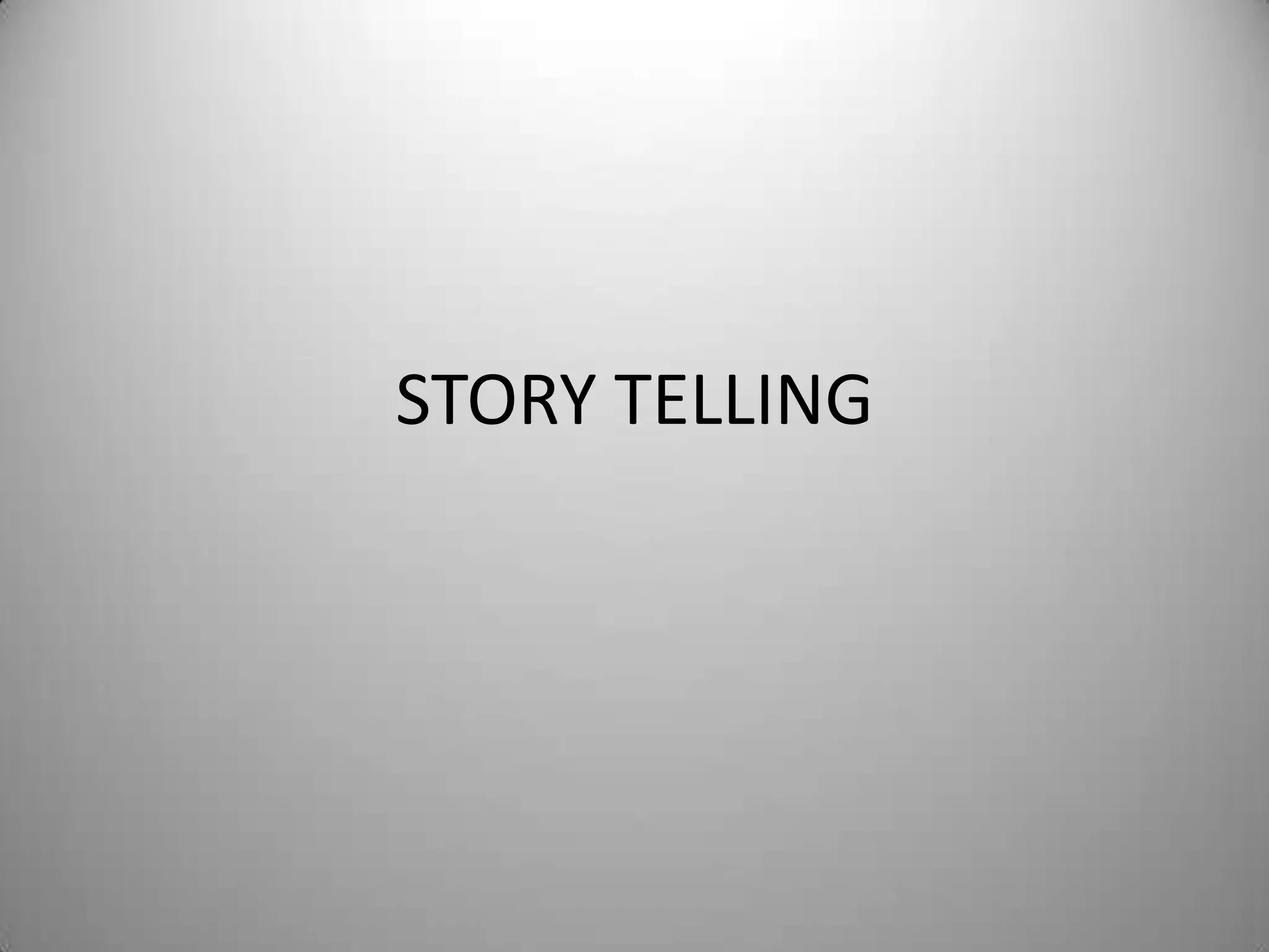 Story telling | PPTX