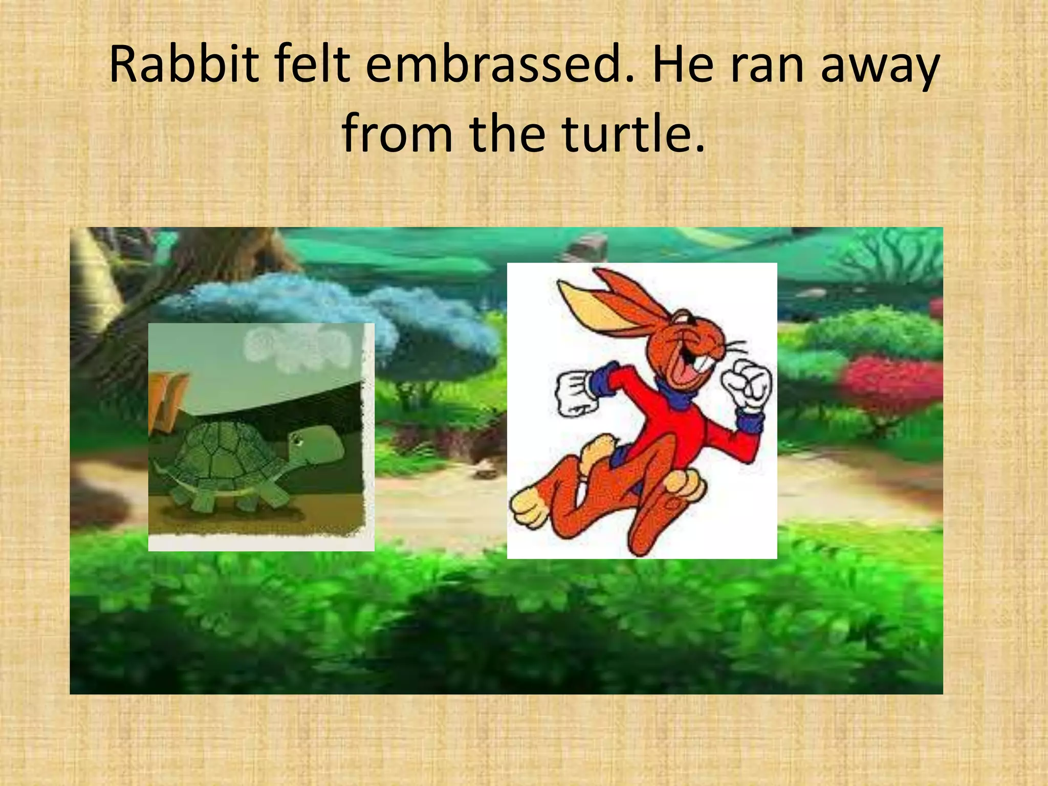 Story telling about the turtle and the rabbit | PPTX
