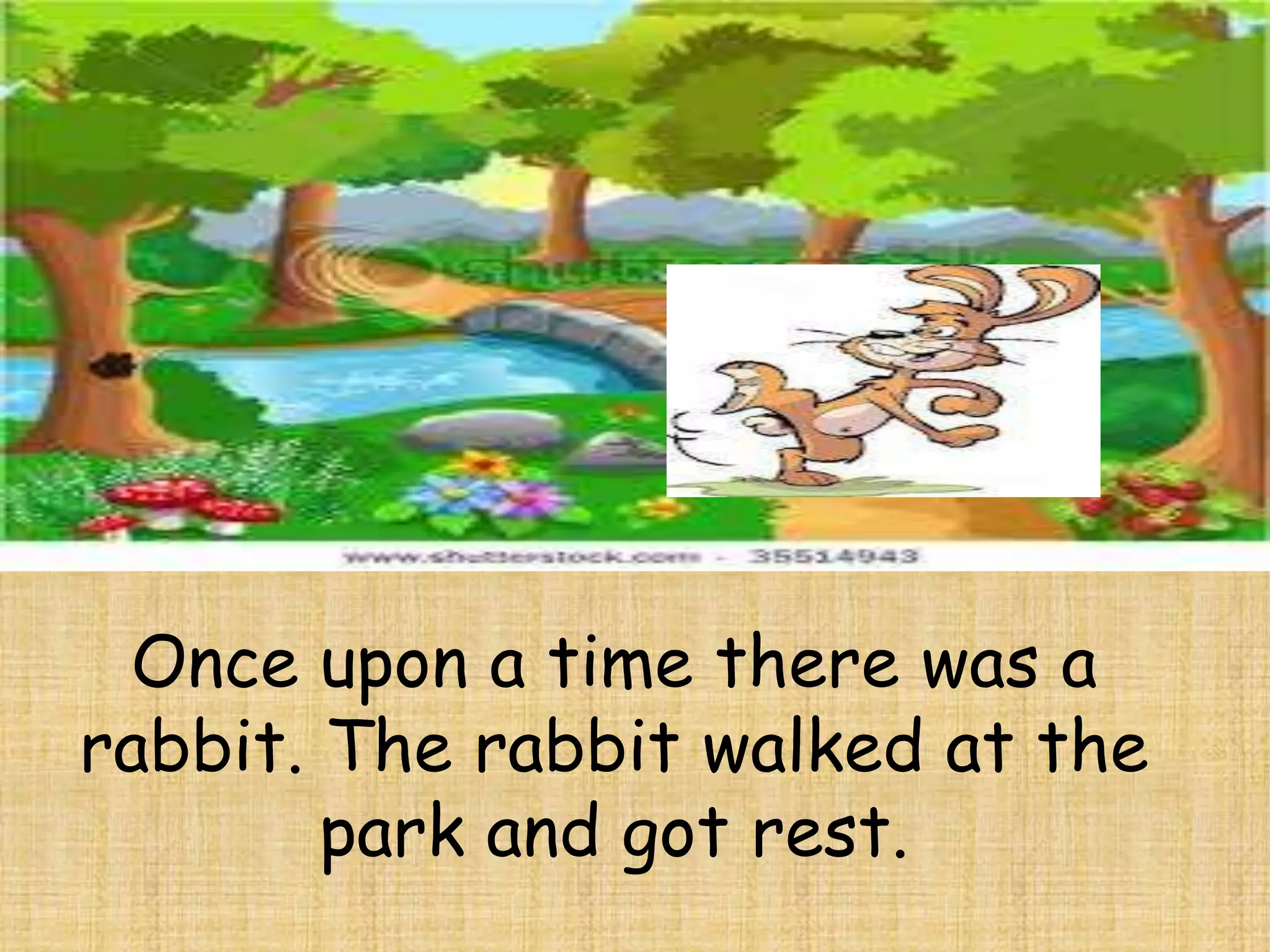 Story telling about the turtle and the rabbit | PPTX