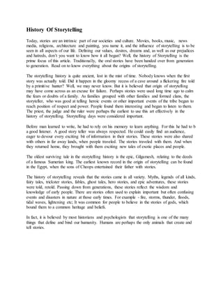 Storytelling | DOCX