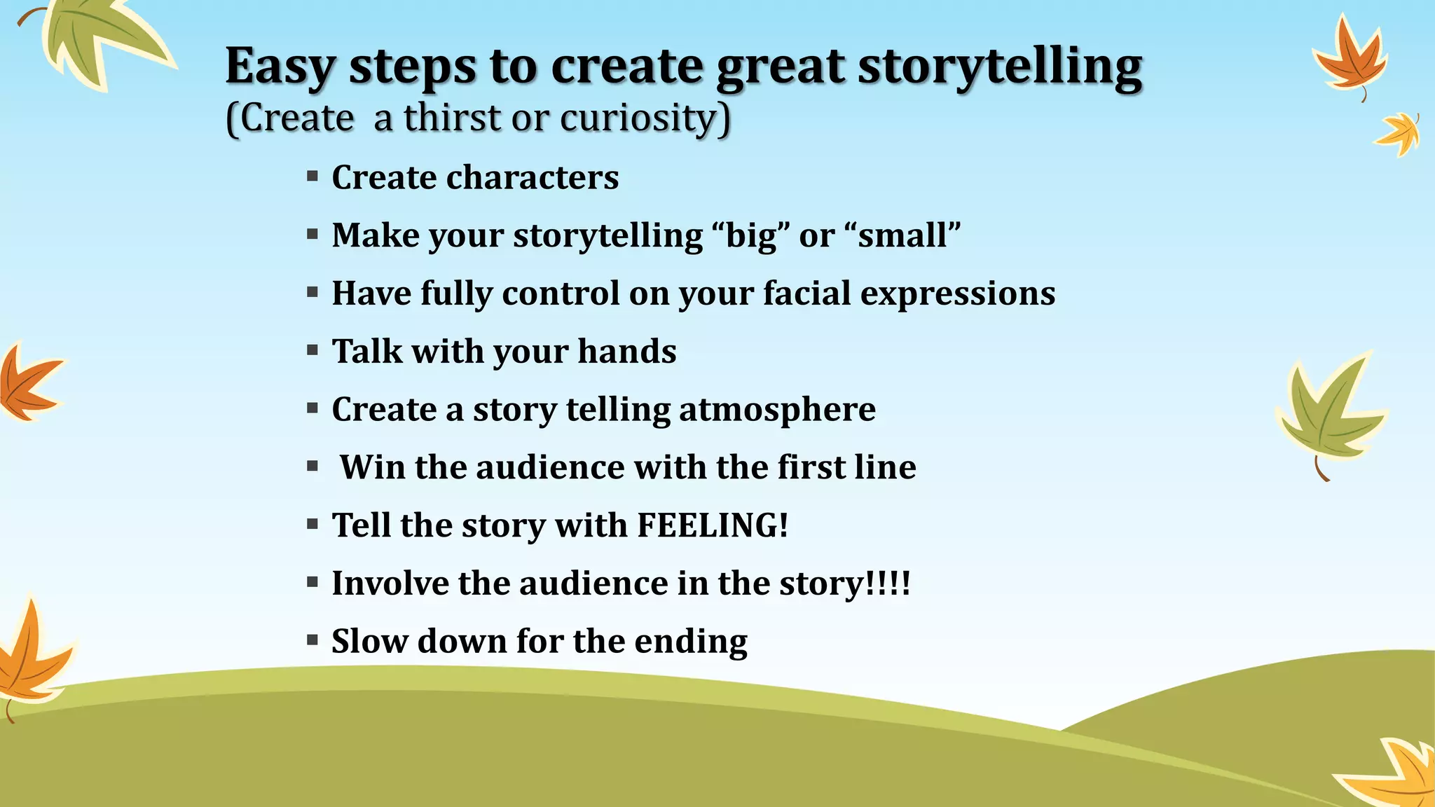 Story Telling | PPTX