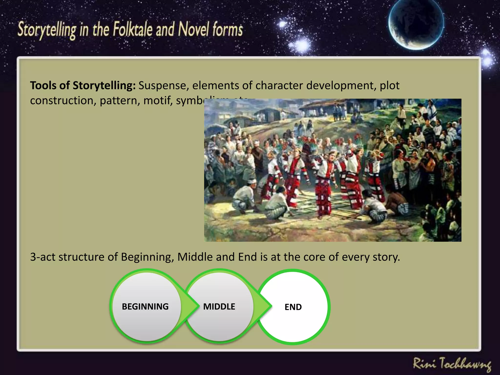 Storytelling in Folktale and Novel forms | PPTX