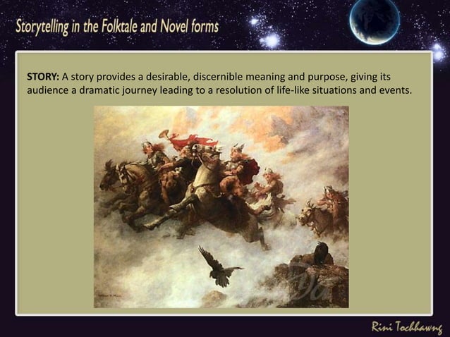 Storytelling in Folktale and Novel forms | PPT