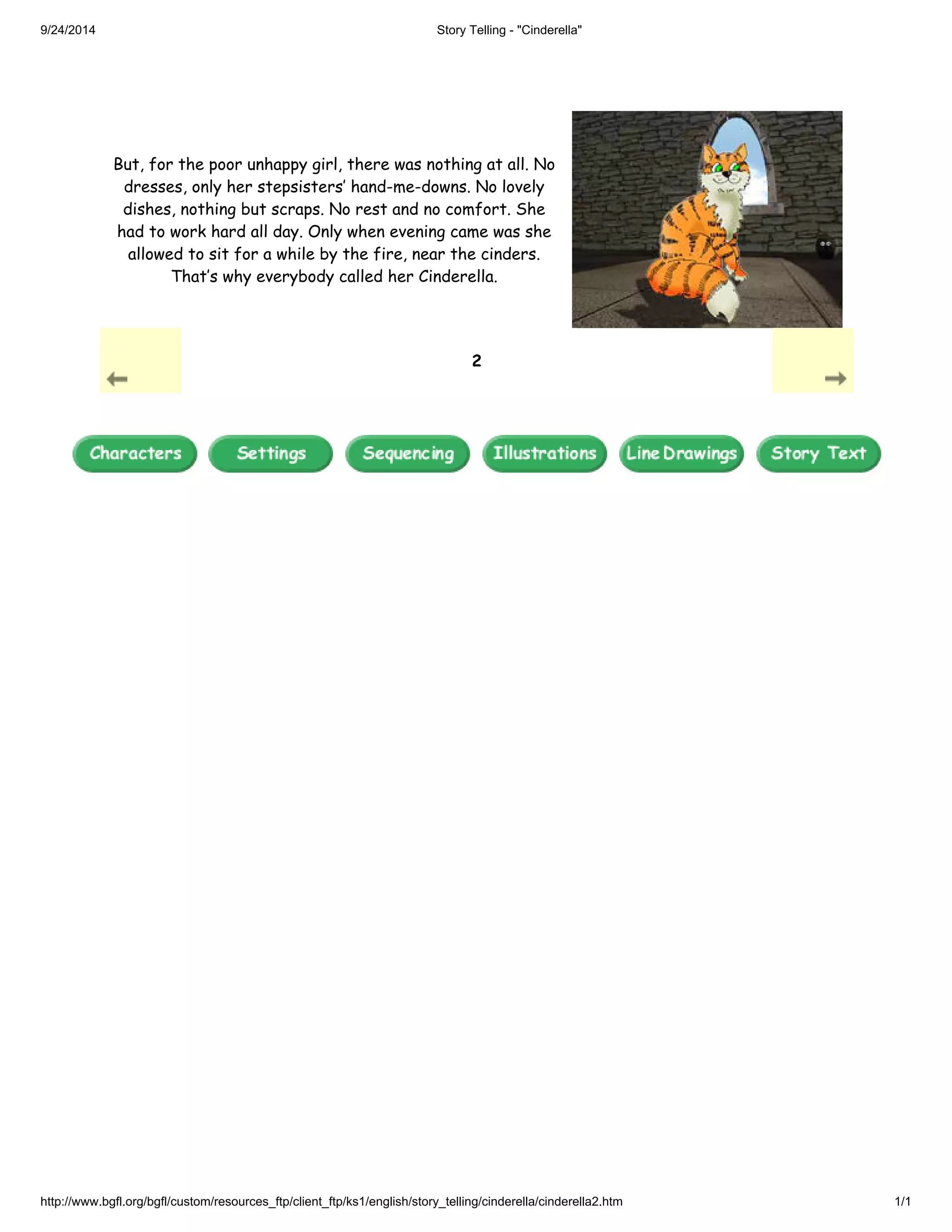 Story telling cinderella-2 | PDF