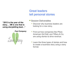 Storytelling for Business | PPTX
