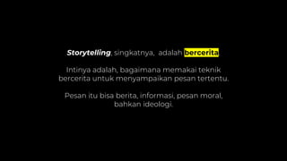 Storytelling pln2 | PPT