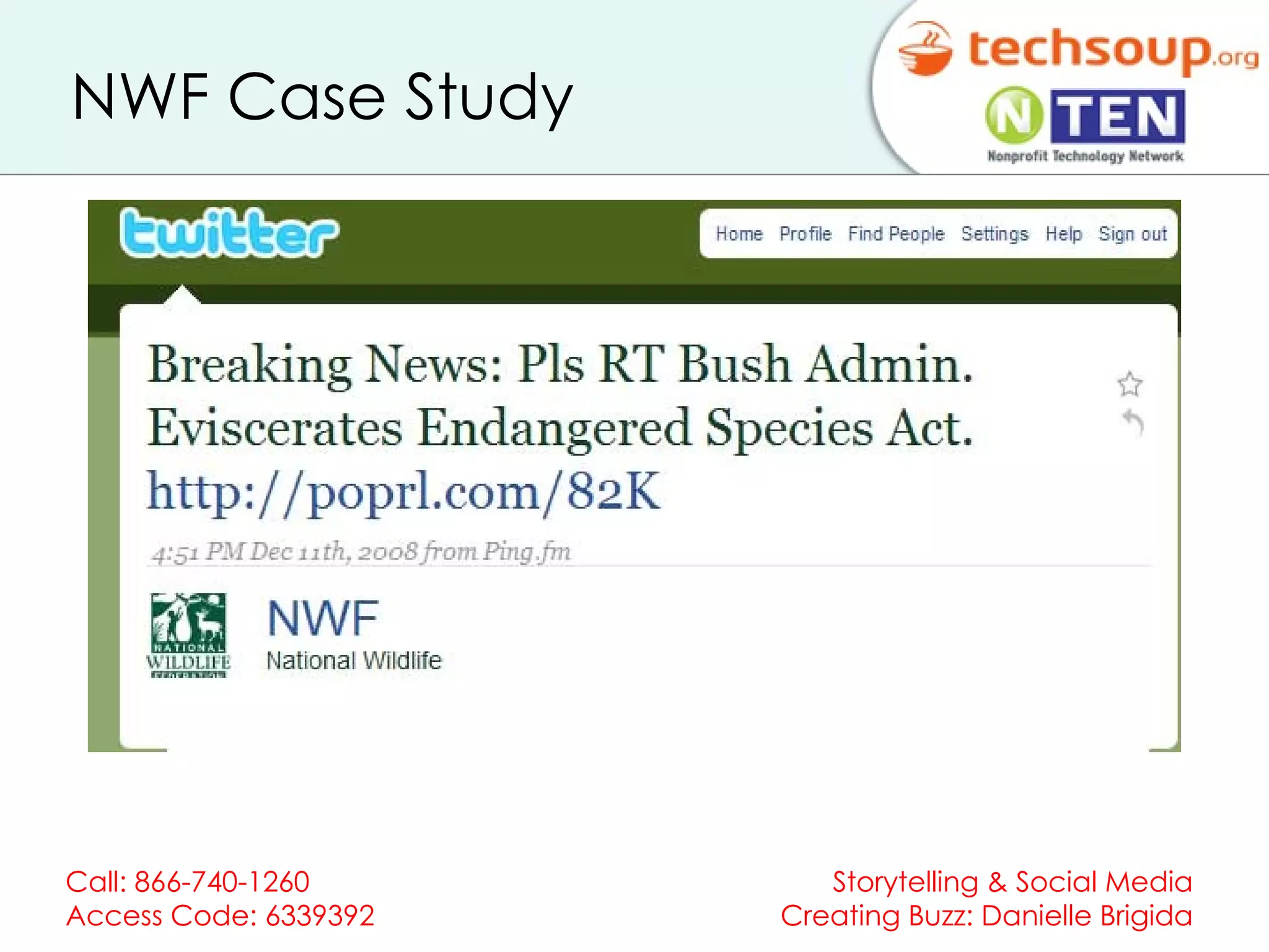 Storytelling & Social Media: Creating Buzz | PPT