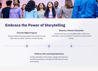 Storytelling Training Program in India - Transforme | PPT