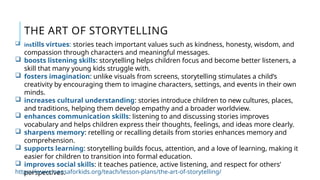 STORYTELLING_BENEFITS_SOME TIPS_SUMMARYpptx | PPTX