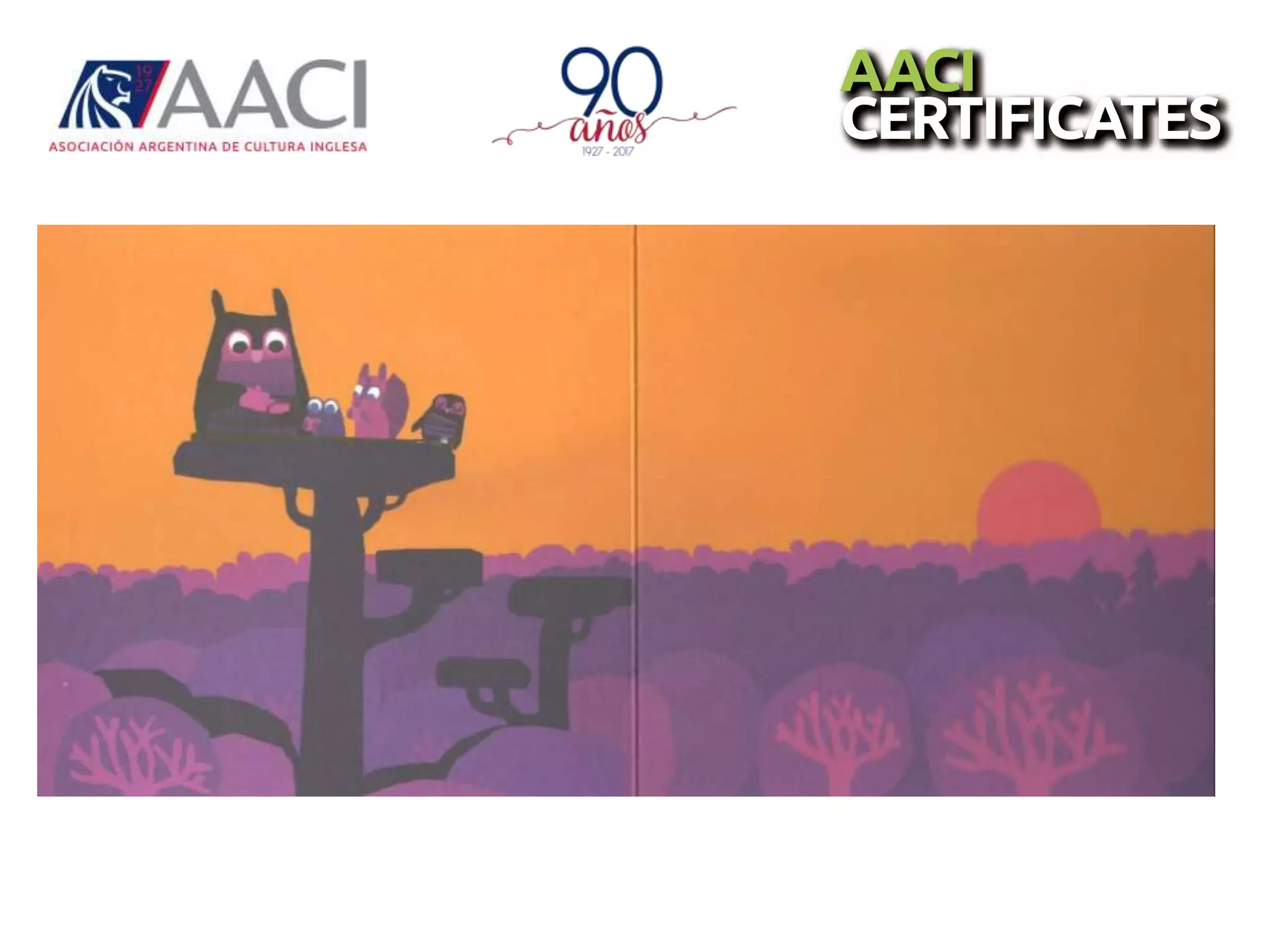 Storytelling aaci certificates | PPTX