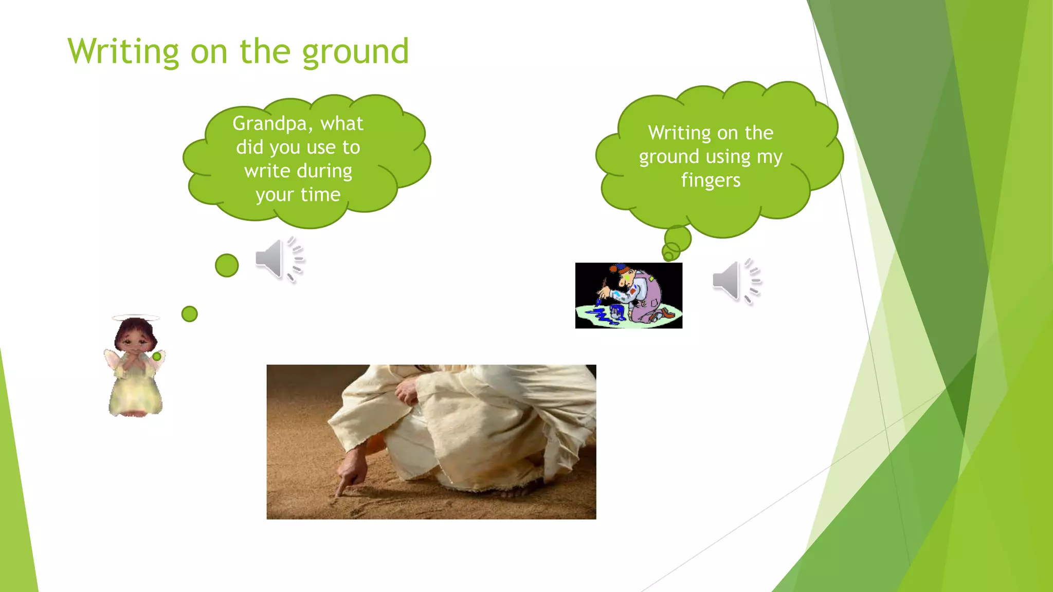 Story telling about history of teaching and learning | PPT