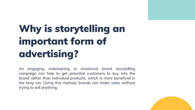 Storytelling Ads | PPT