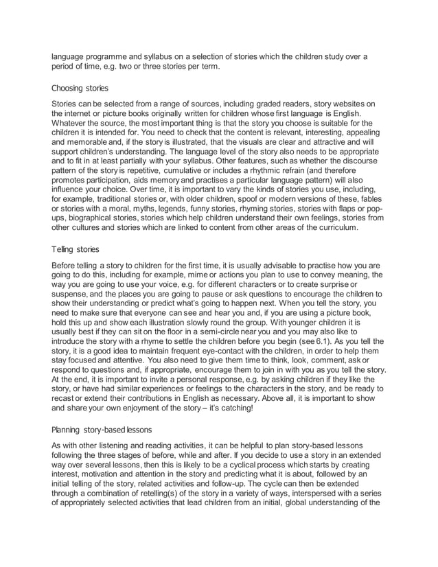 Storytelling and drama | PDF