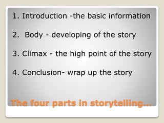 Storytelling and interpretative reading | PPTX | Genres