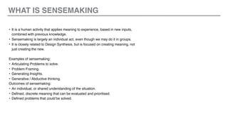 Storytelling as Sensemaking | PPT