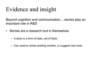 Storytelling & evidence | PPTX