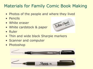 How to Make a Comic Book About Your Family Stories | PPTX