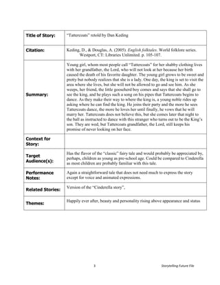 Storytelling Future File | PDF | Hobbies & Interests