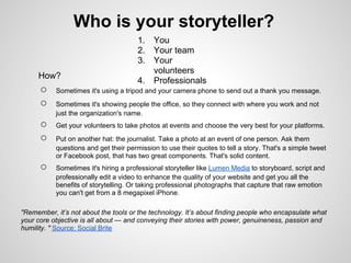 Storytelling ins and outs | PDF