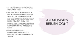 Story of Amaterasu | PDF