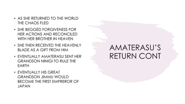 Story of Amaterasu | PDF | Hinduism | Religion & Spirituality