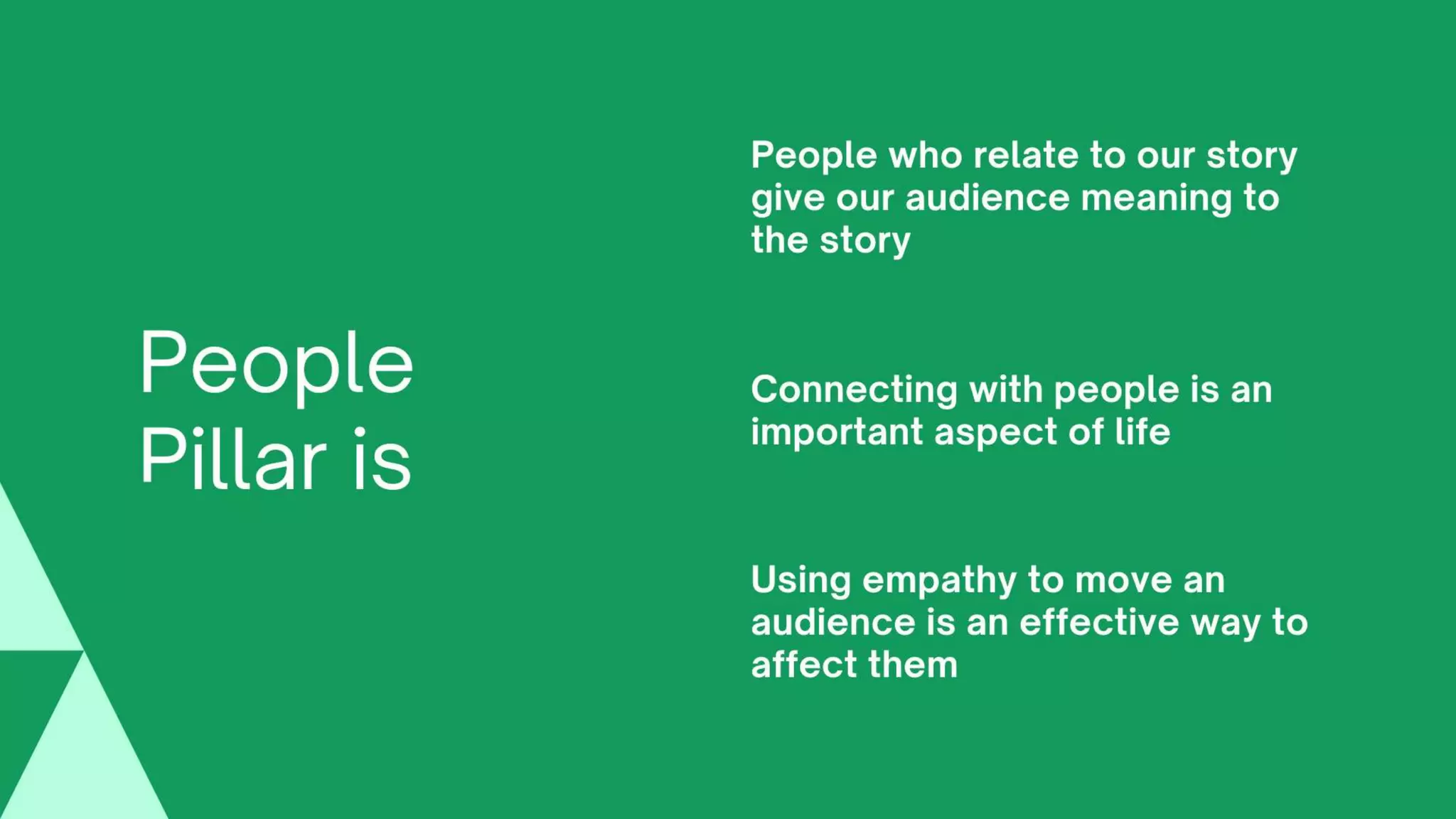 Story Telling Pillars | PPT