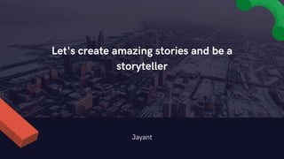 Story Telling Pillars | PPTX