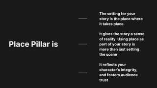 Story Telling Pillars | PPT