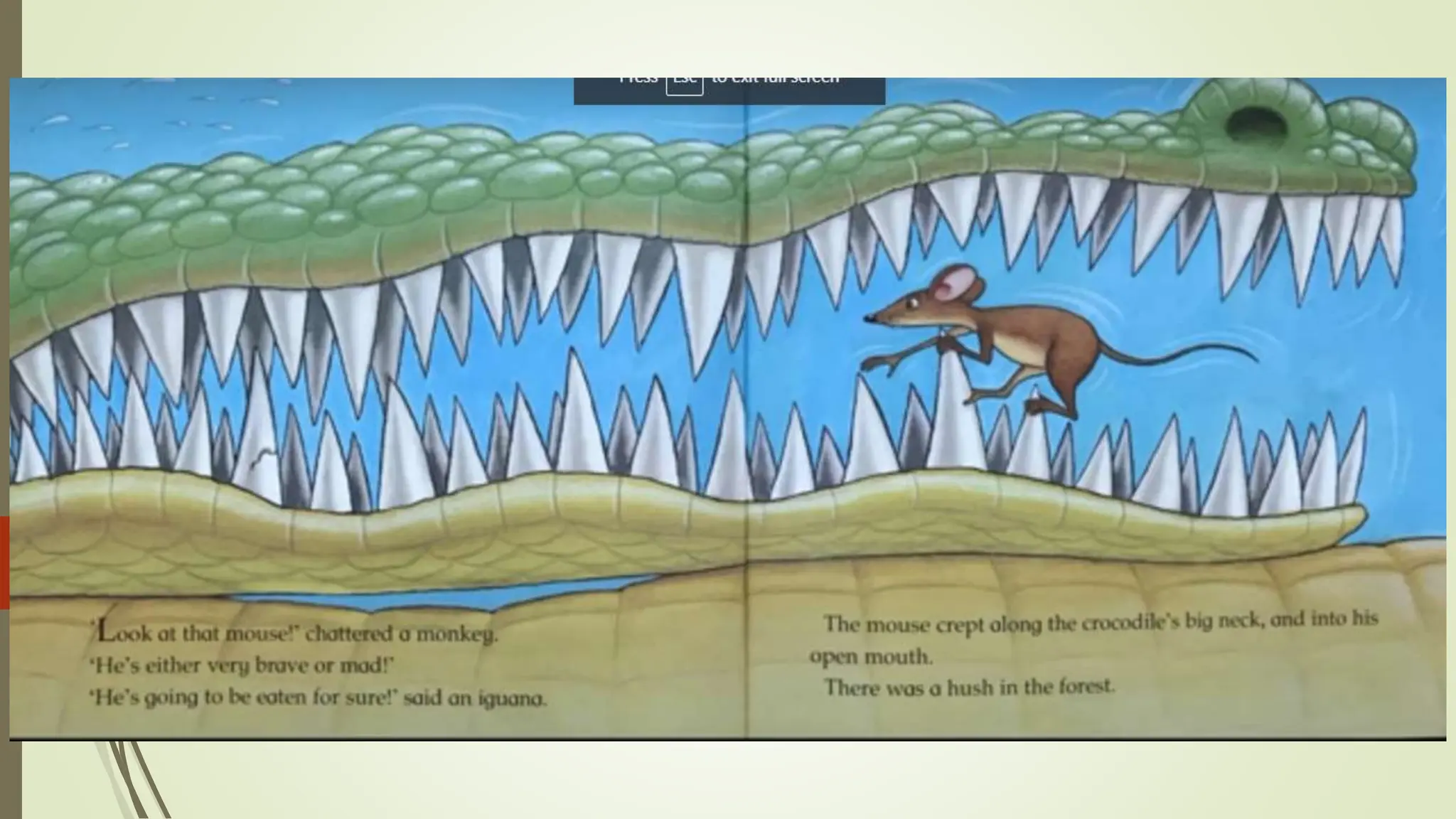 The Crocodile and The Monkey - Interesting Stories for Kids | PPTX