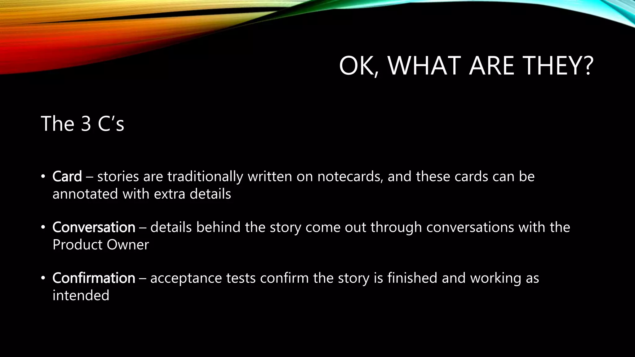 Story Time - Writing Effective User Stories | PPTX