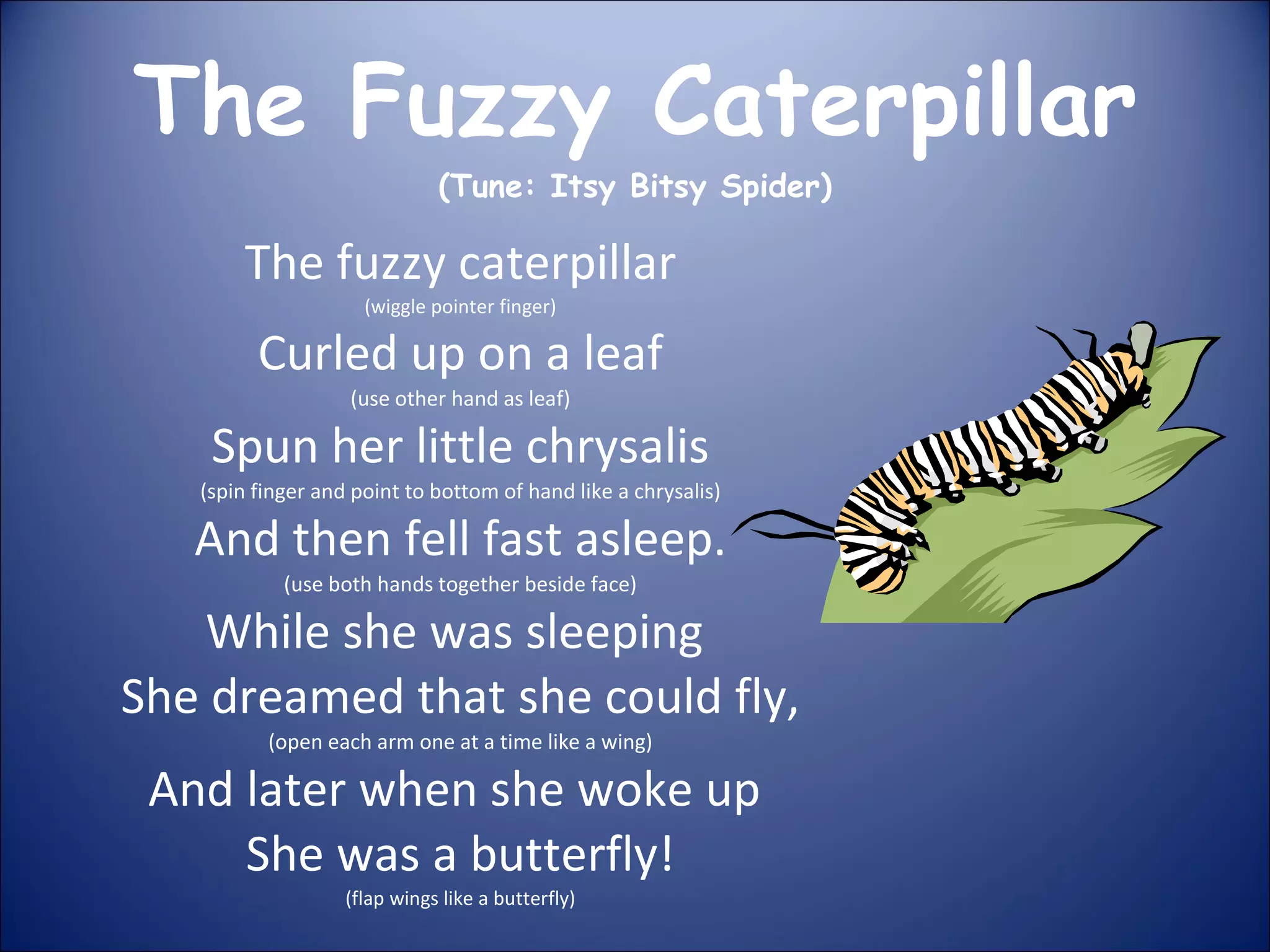 Storytime: The Very Hungry Caterpillar | PPT