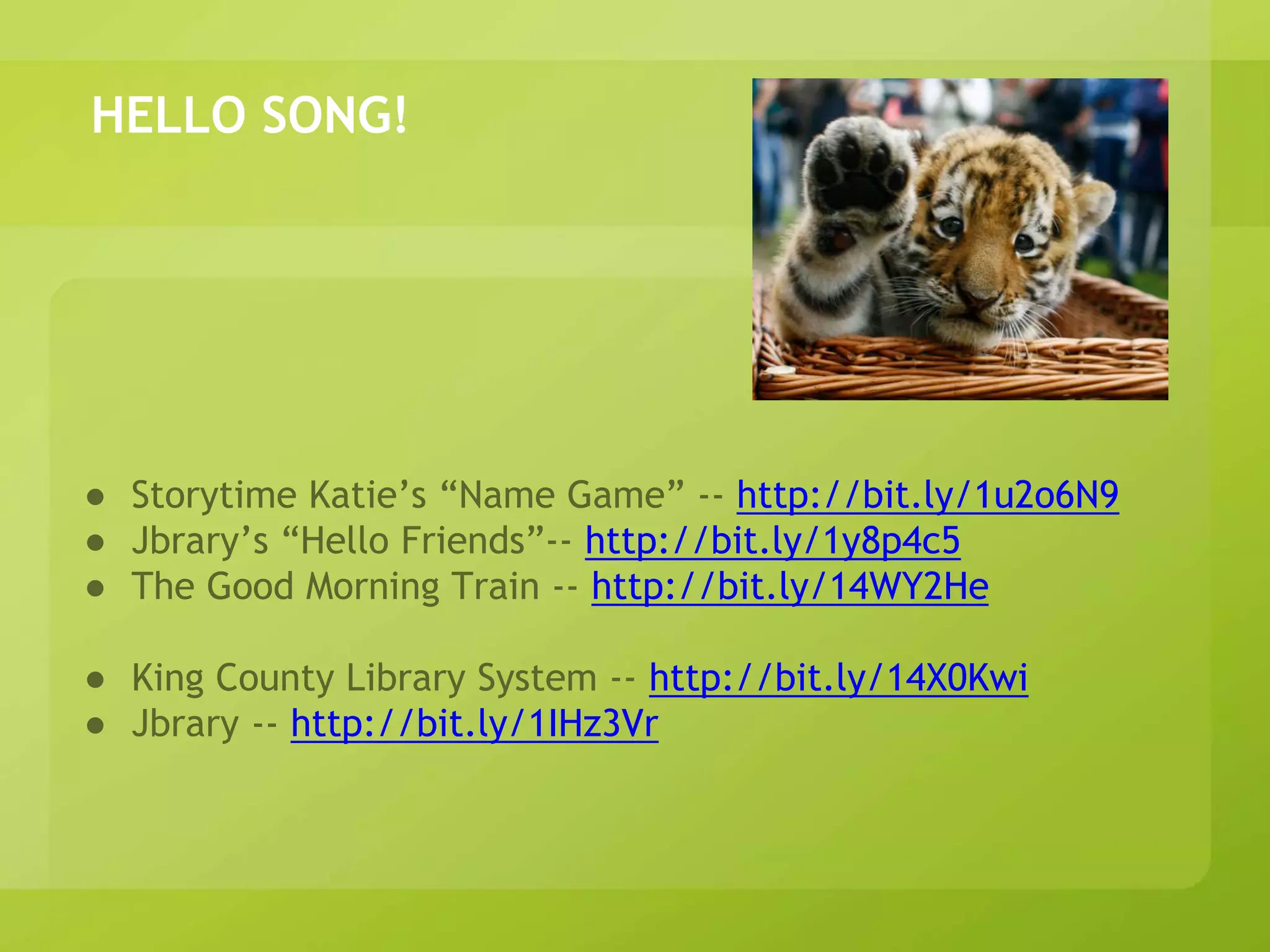 Storytime 101: Rethinking the Basics | PPT