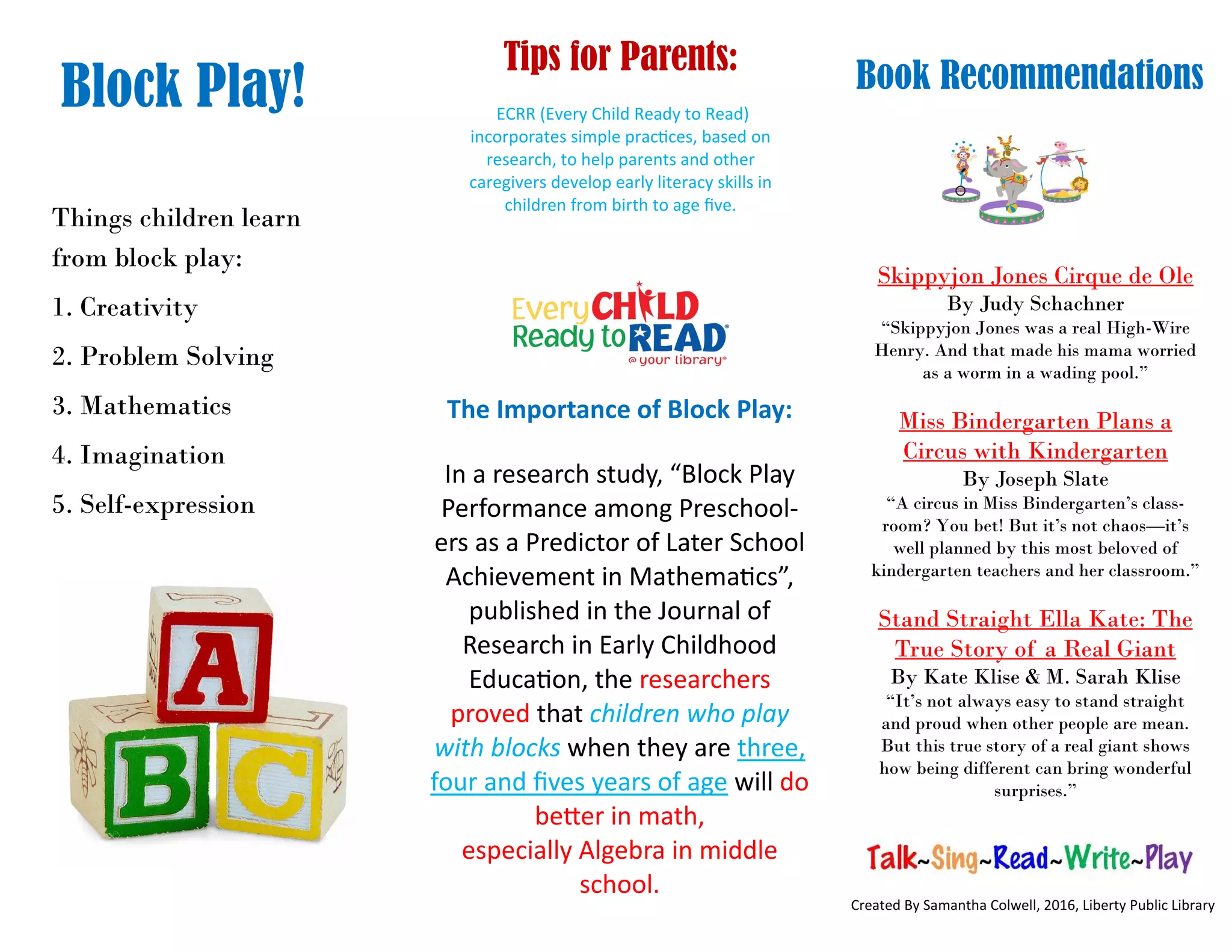 Story Time: Circus | PDF