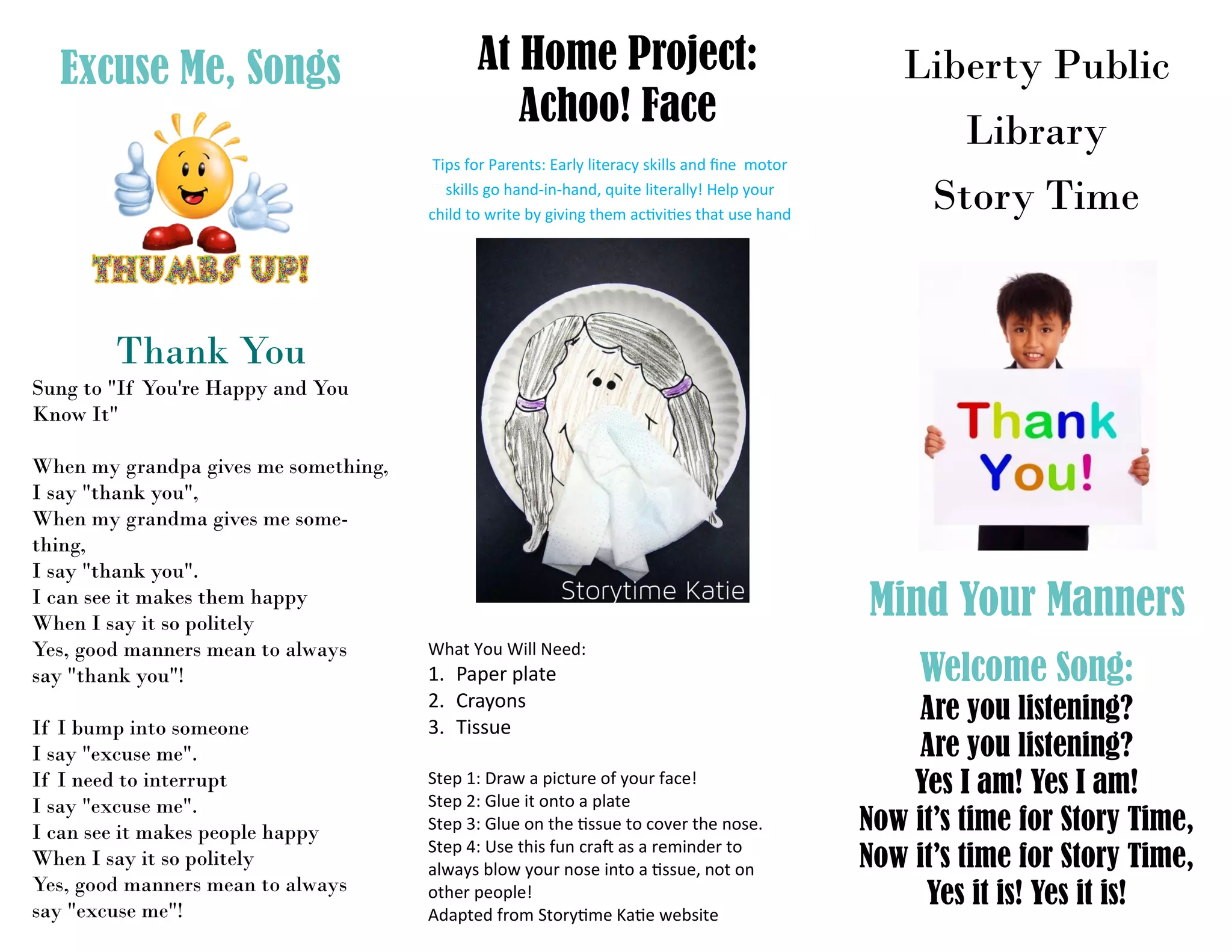 Story Time: Mind Your Manners | PDF