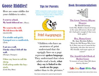 Story Time: Mother Goose on the Loose | PDF