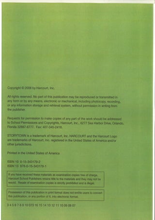 Story town g6 introduction | PDF