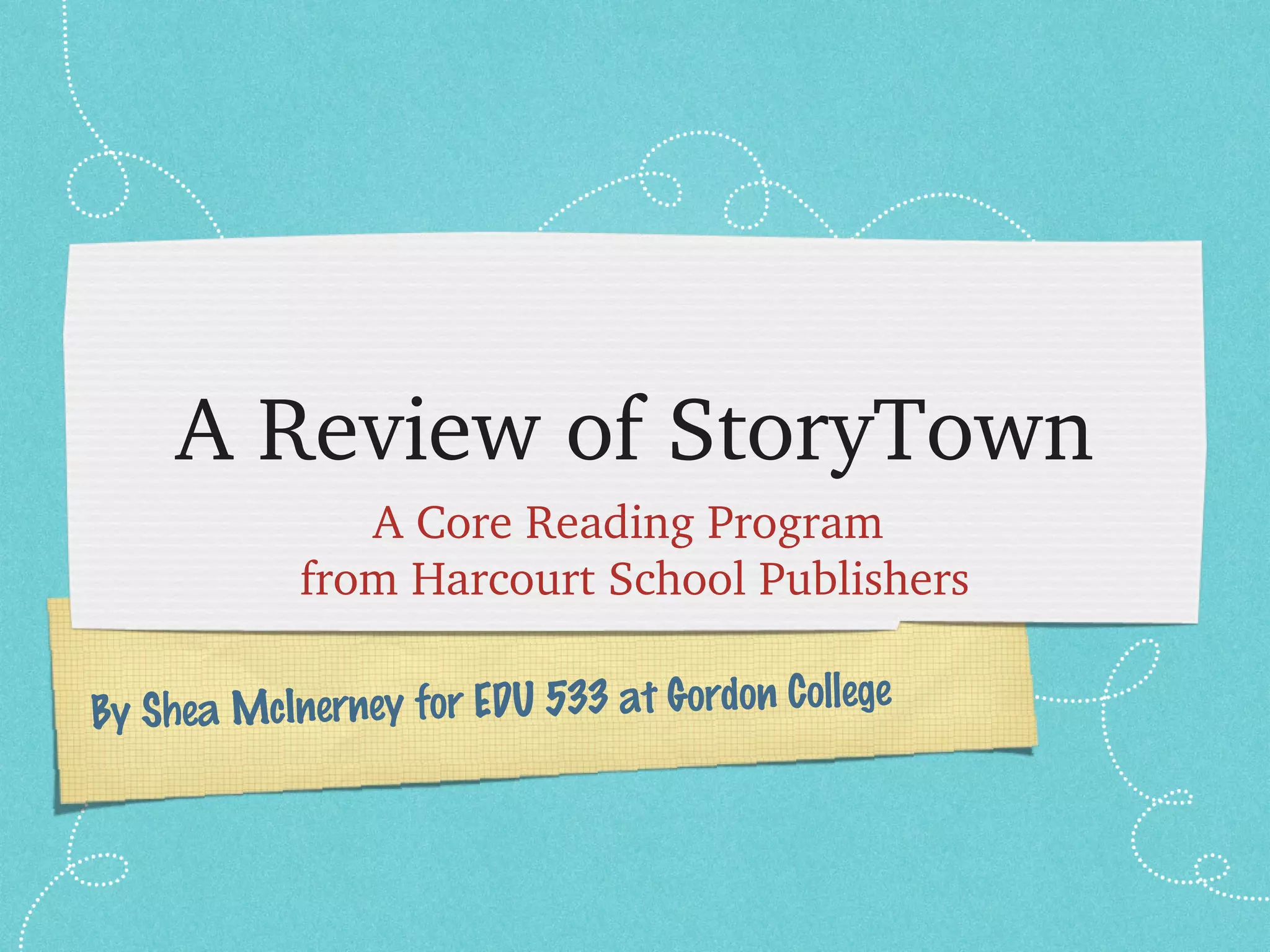 Story town review | PPT