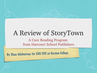 Story town review | PPT