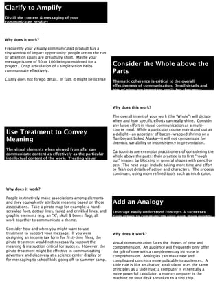 StoryViz Visual Communication Principles | KEY | Desktop Publishing ...