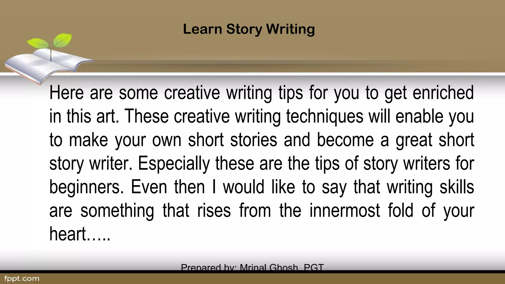 Story Writing | PPT