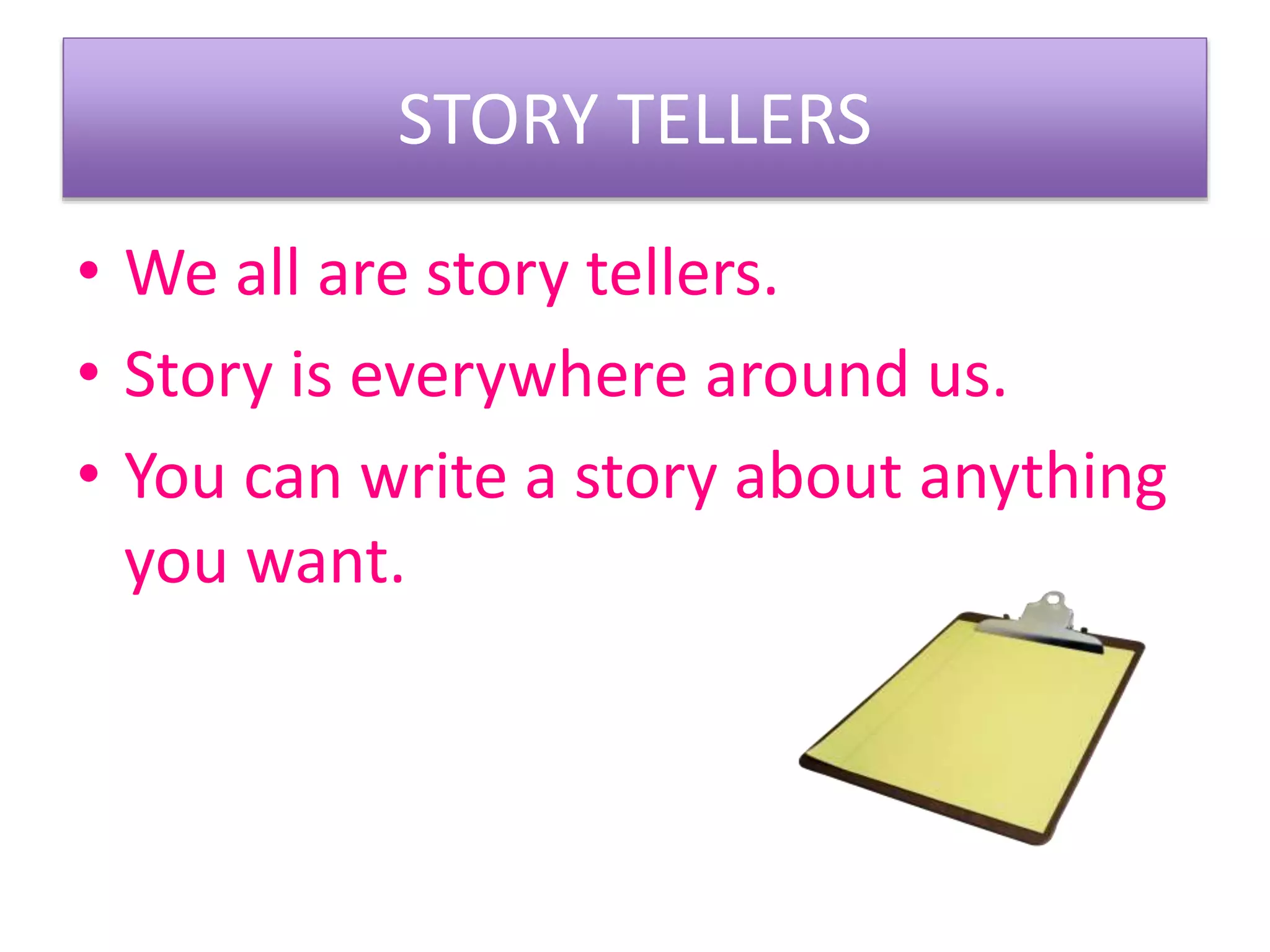 Story Writing | PPTX