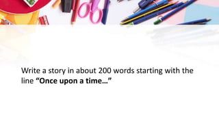 Story Writing | PPTX