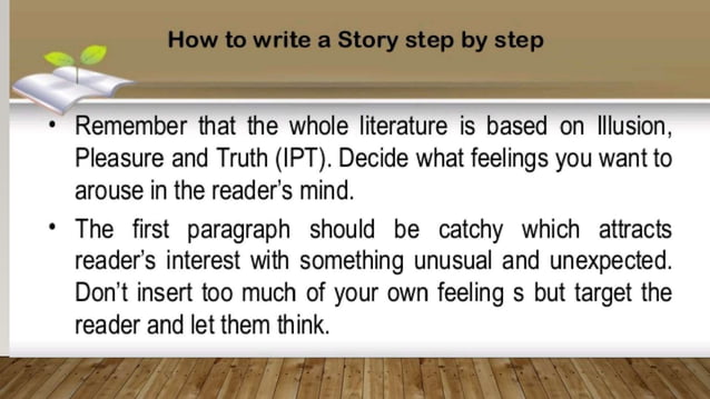 Story writing | PPT