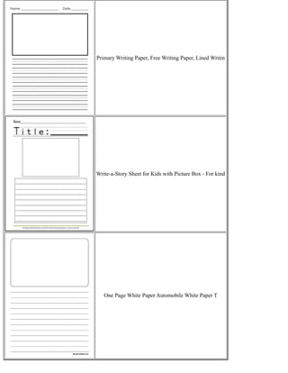 Story Writing Paper. Online assignment writing service. | PDF