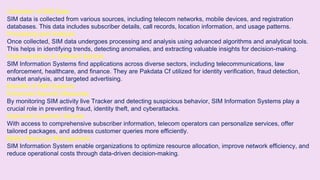 SIM INFORMATION SYSTEM: REVOLUTIONIZING DATA MANAGEMENT | PPT