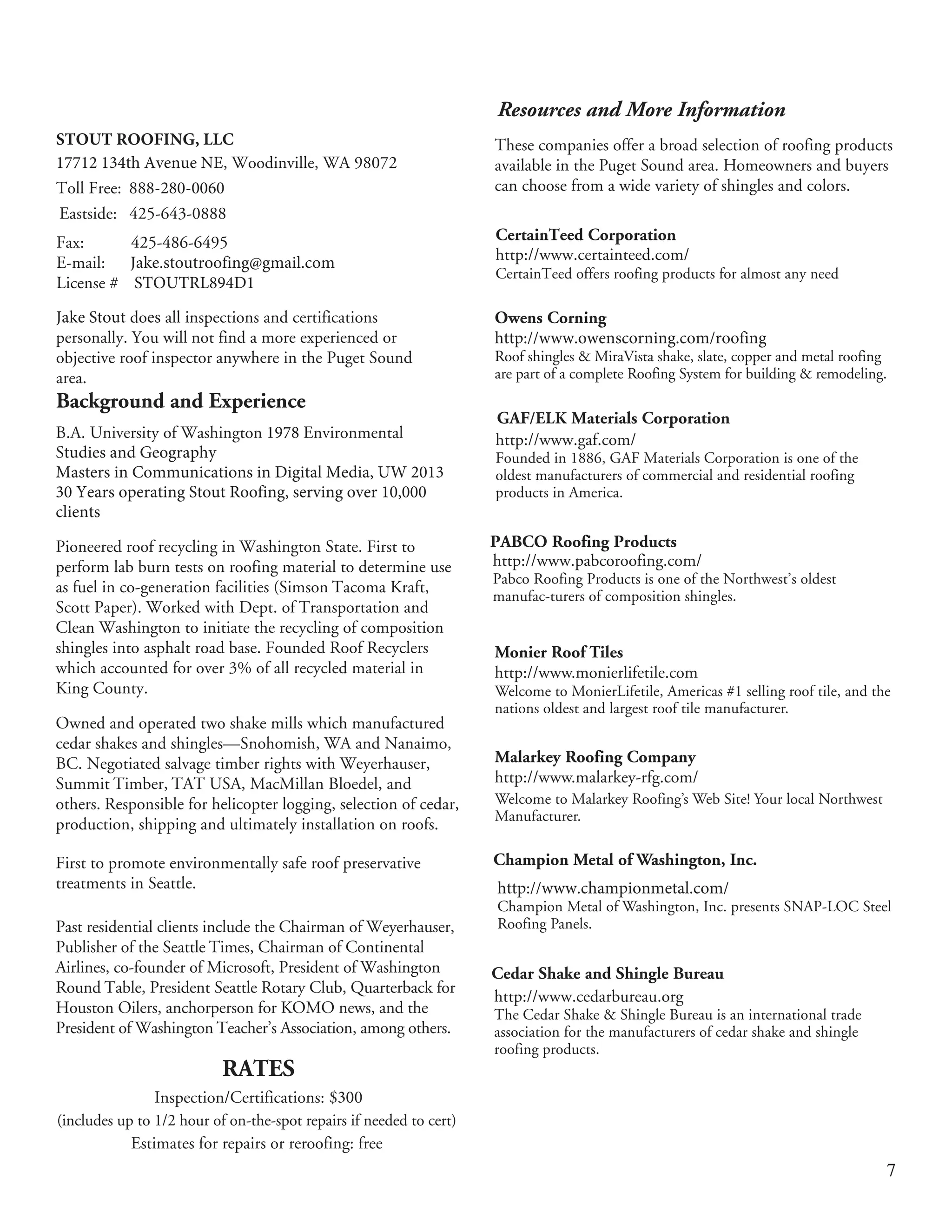 Stout.brochure | PDF