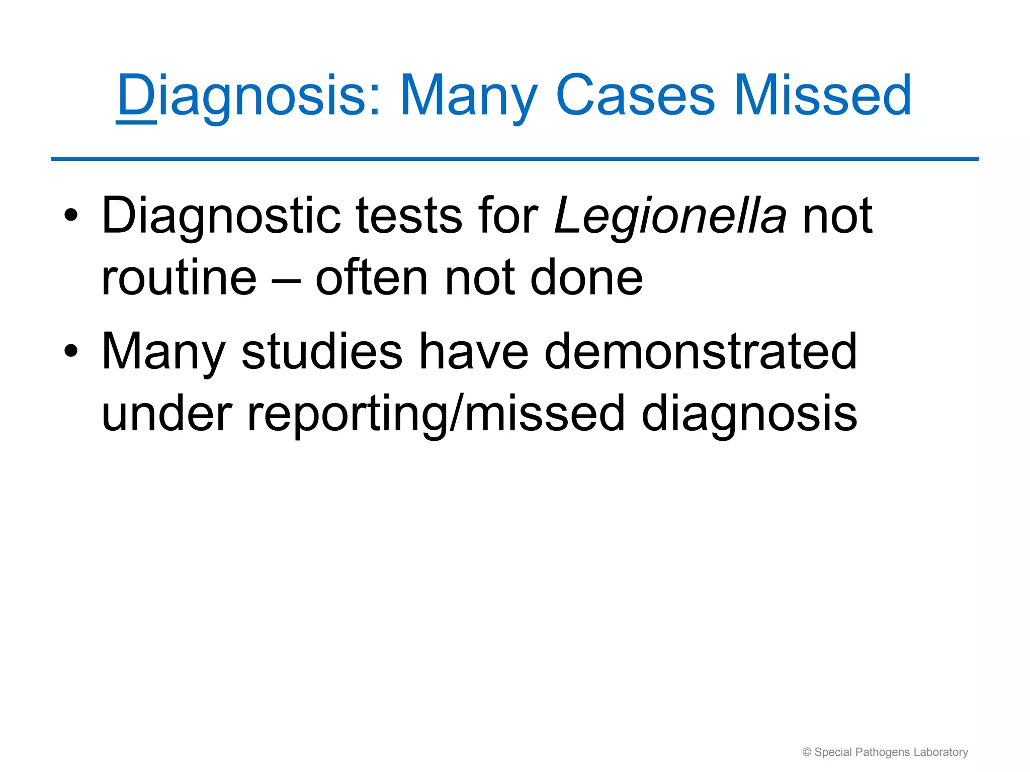 Healthcare-acquired Legionnaires' Disease | PPTX