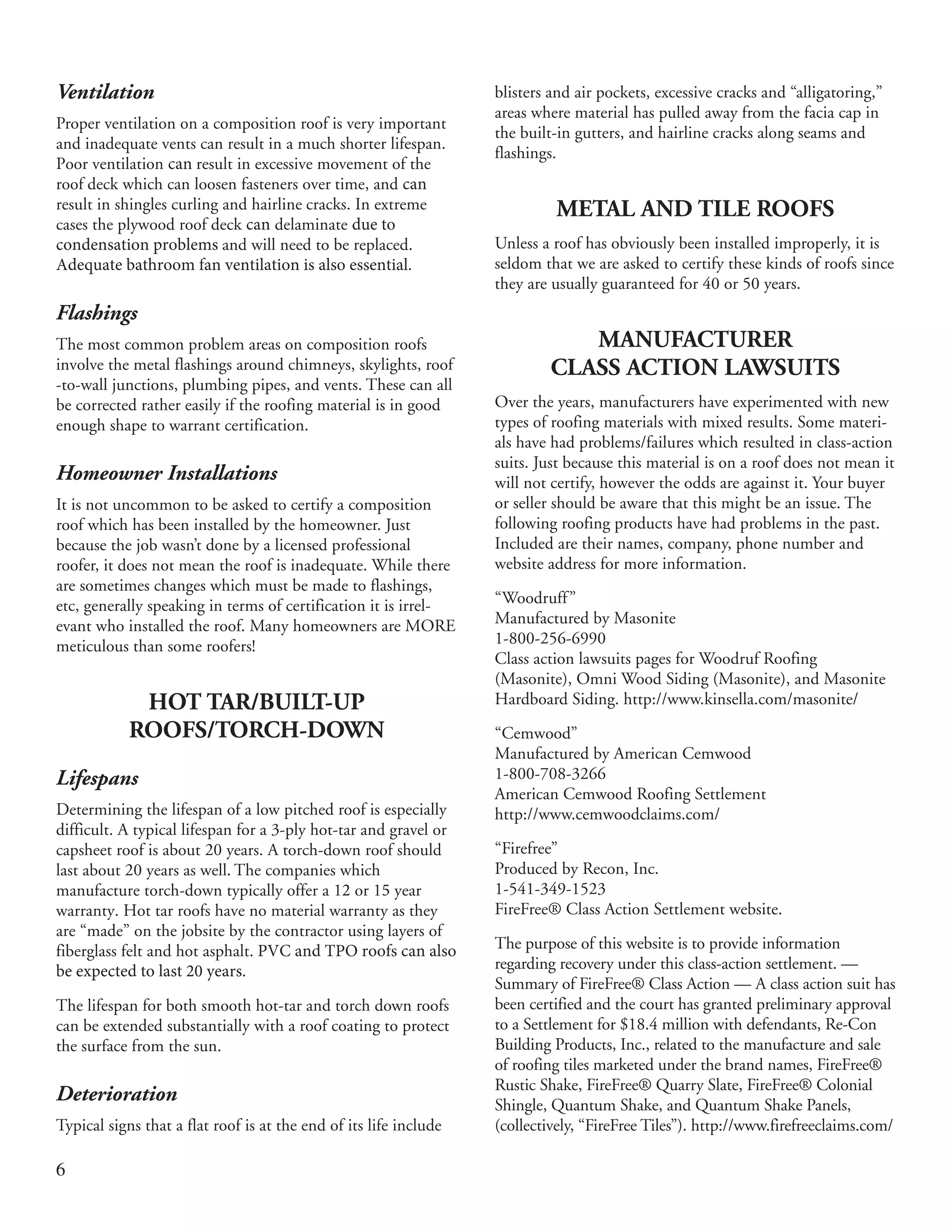 Stout roofing issues | PDF