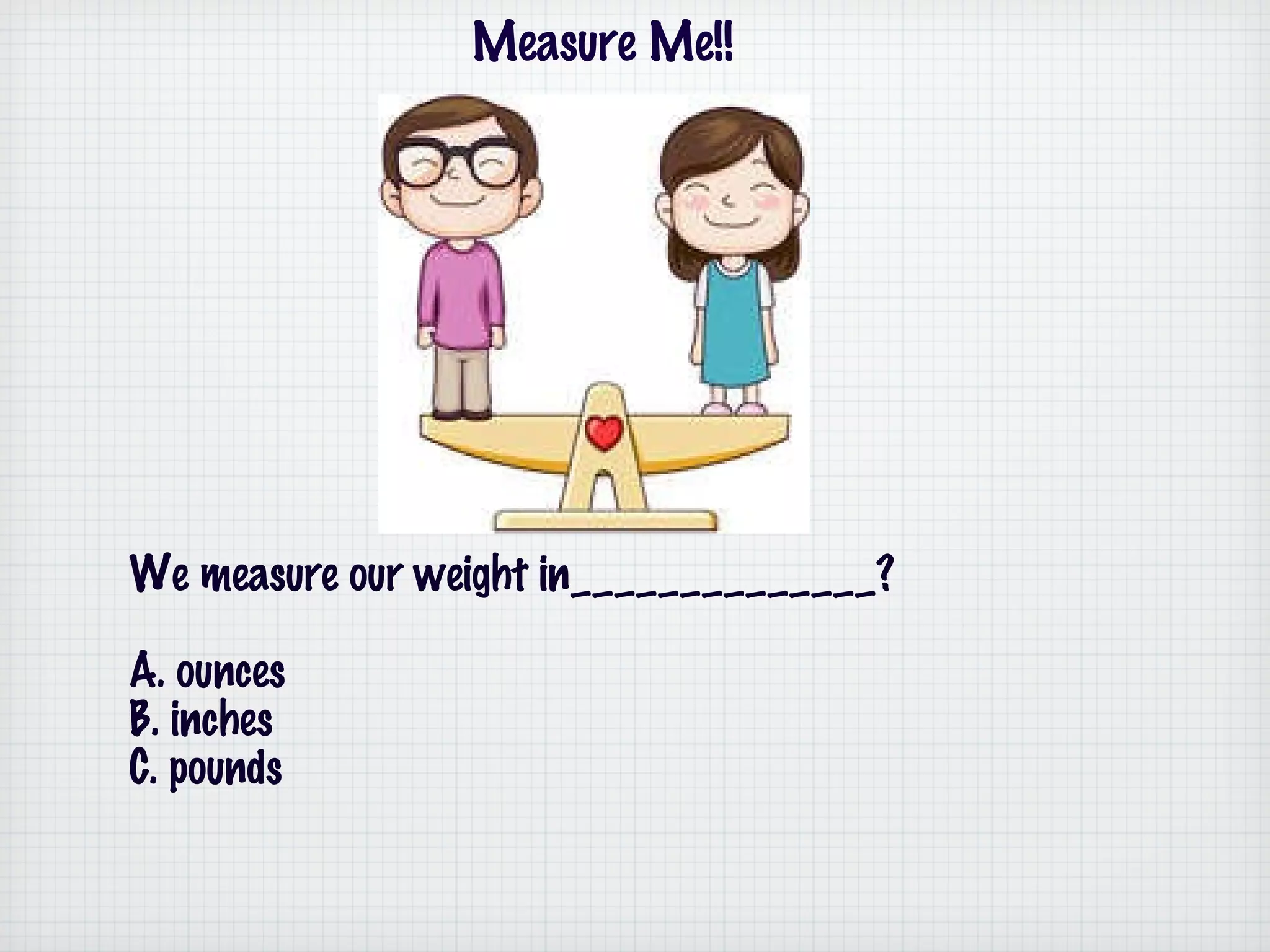 3rd Grade measurement keynote | PPT