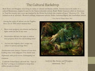 Stowe and douglass | PPTX